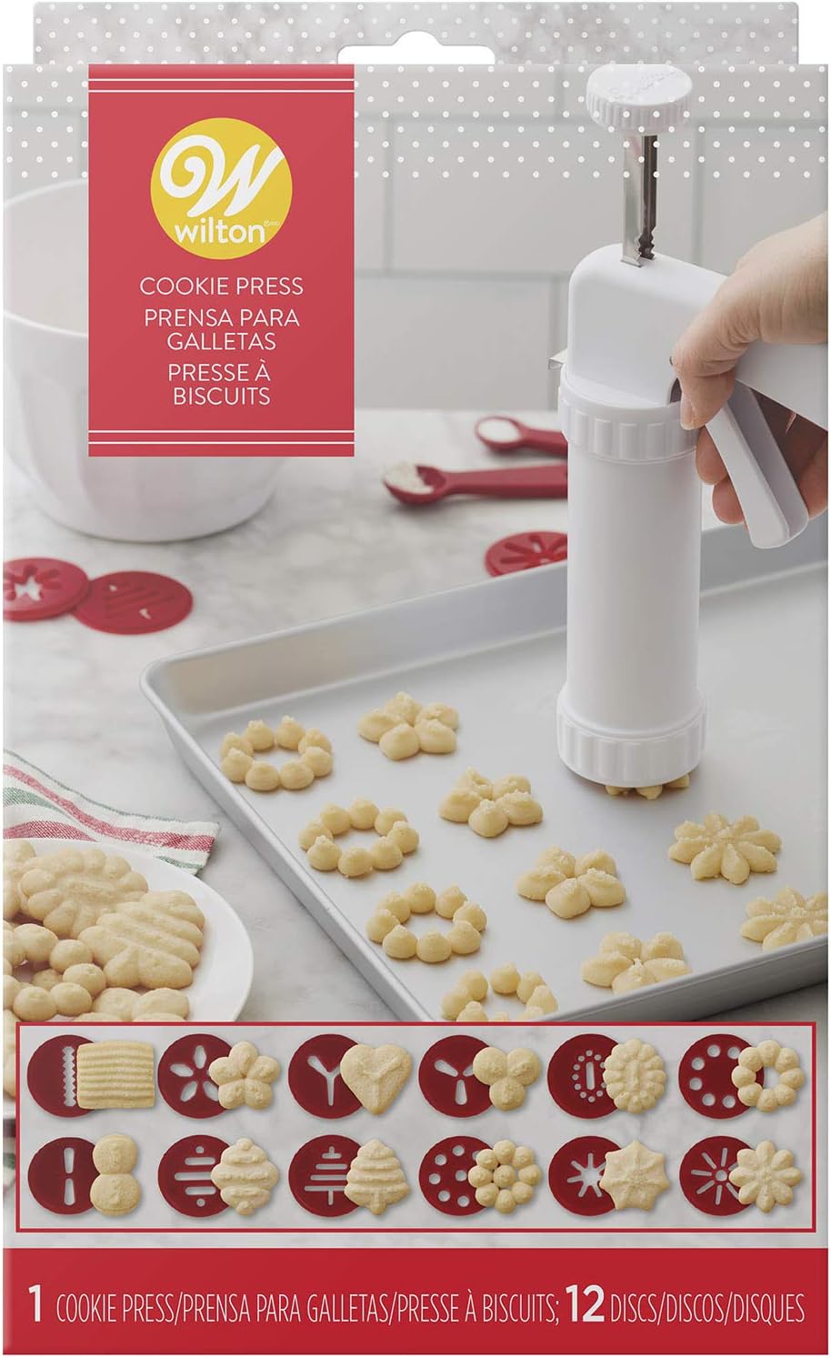 Amazon.com: Wilton Cookie Press Set, 2104-0-0034: Home & Kitchen