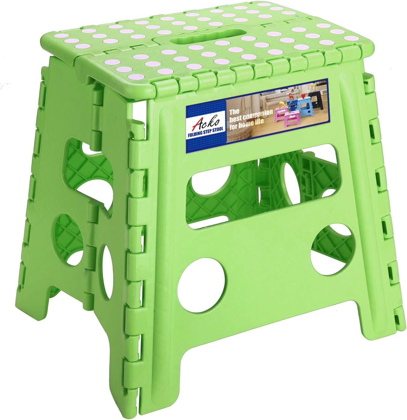 Amazon.com: Acko Folding Step Stool - 13 inch Premium Heavy Duty ...