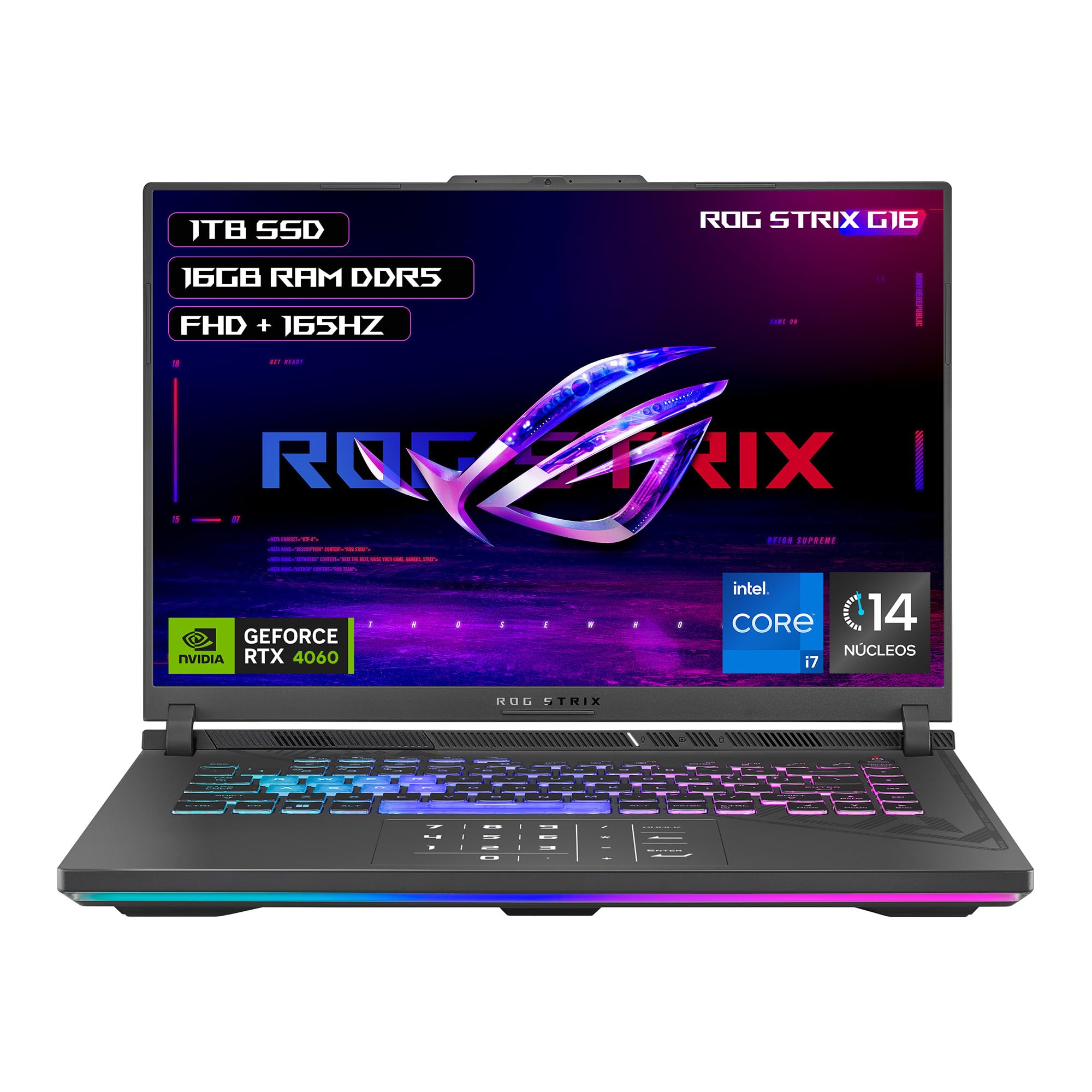 ASUS Laptop ROG Strix G14/16 FHD+/Intel Core i7 13va/NVIDIA GeForce ...