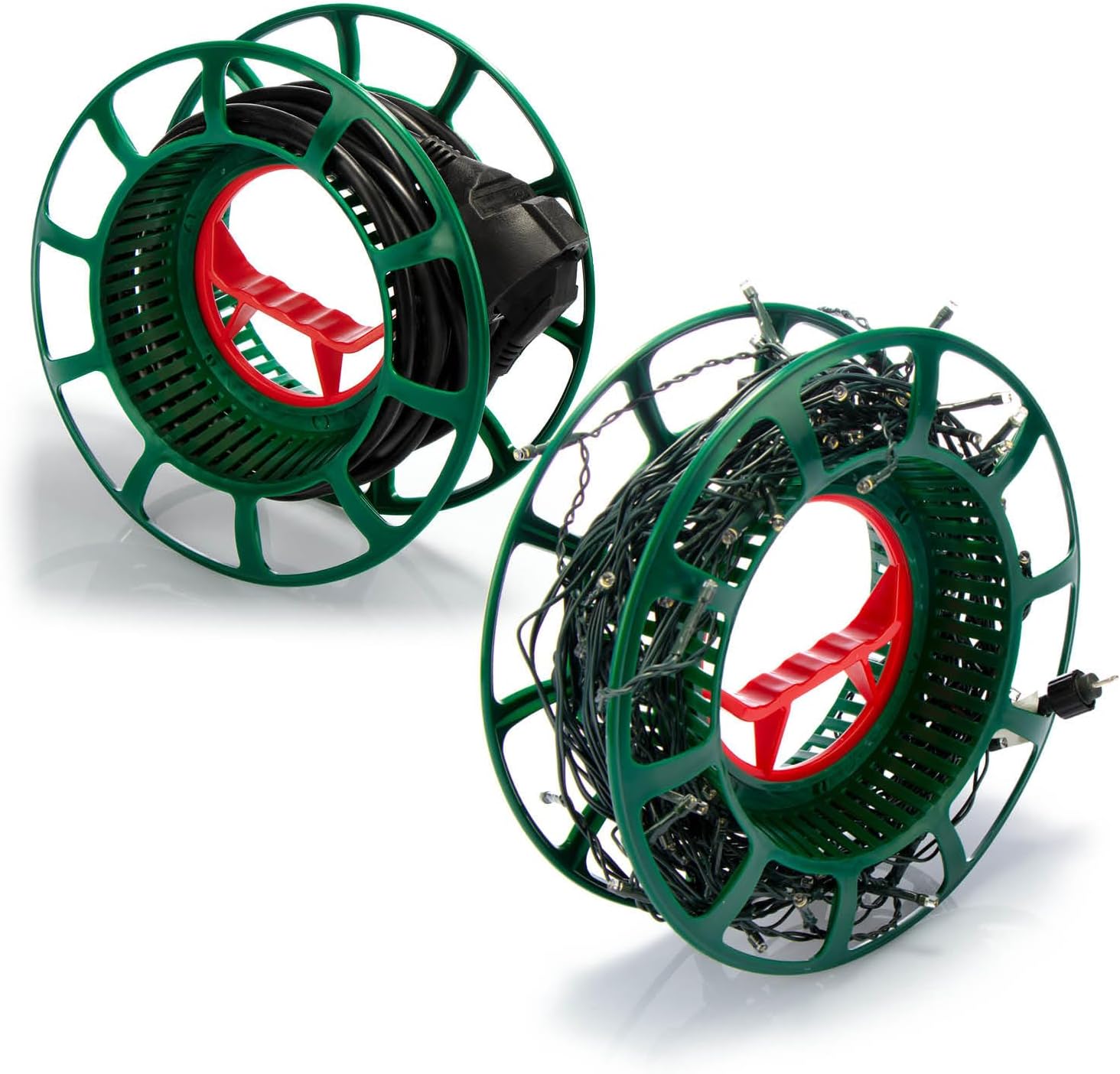 TronicXL 2 Stück Kabelaufwickler Kabelhantel kabelaufroller für ...