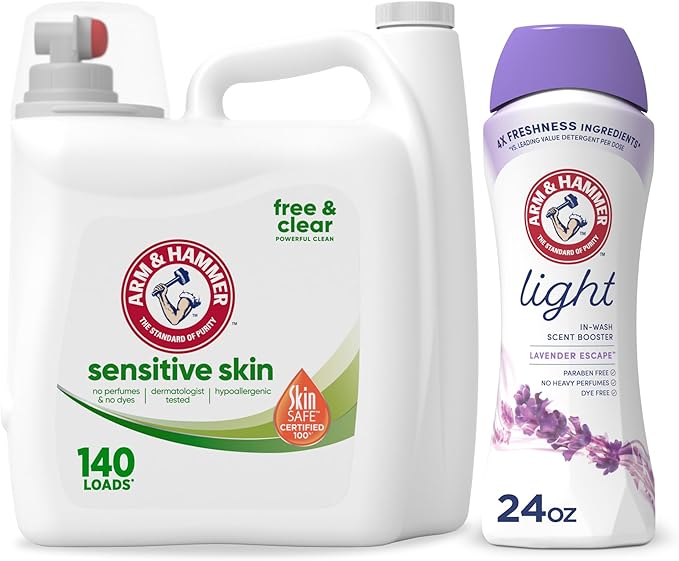 Amazon.com: Bundle of Arm & Hammer Sensitive Skin Free & Clear, 140 ...