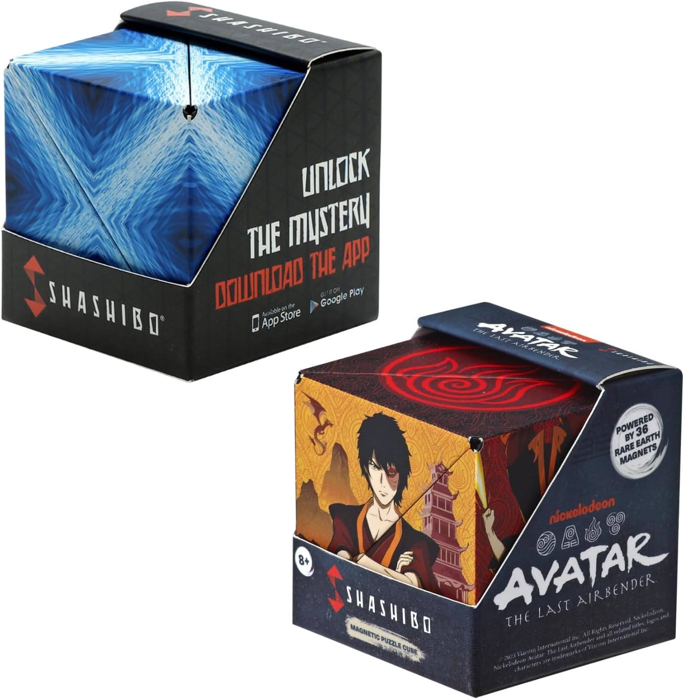 Amazon.com: SHASHIBO Shape Shifting Box - Bundle of 2 - Blue Planet ...