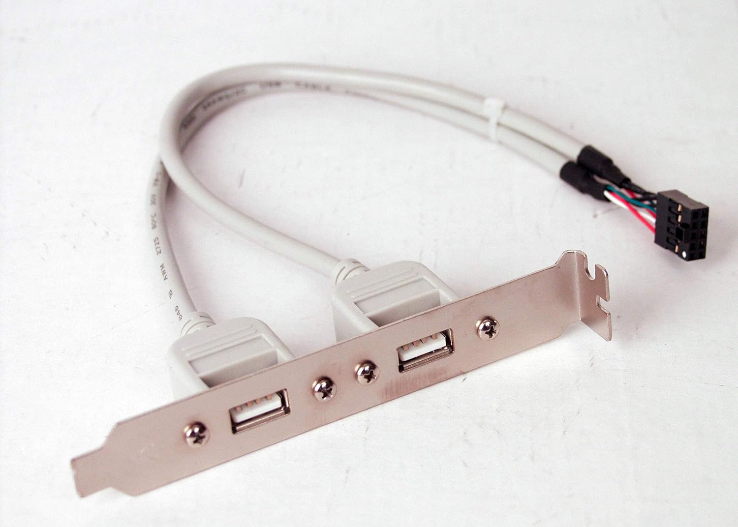 Amazon.com: CAB-USB2E1 10 inch 2 Ports USB 2.0 Type A Female Connector ...