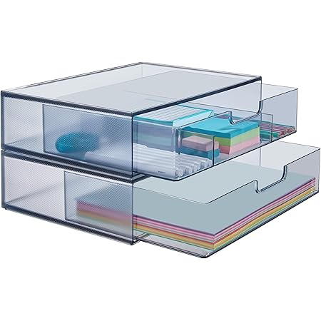 Amazon.com: STORi STAX Plastic Stackable Organizer Drawers (Set of 2 ...