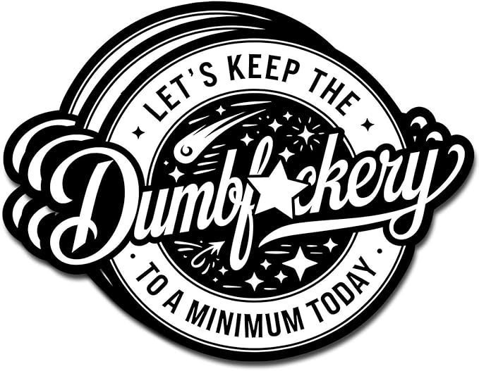 Amazon.com: (3Pcs) Let's Keep The to a Minimum Today Sticker, Decorate ...