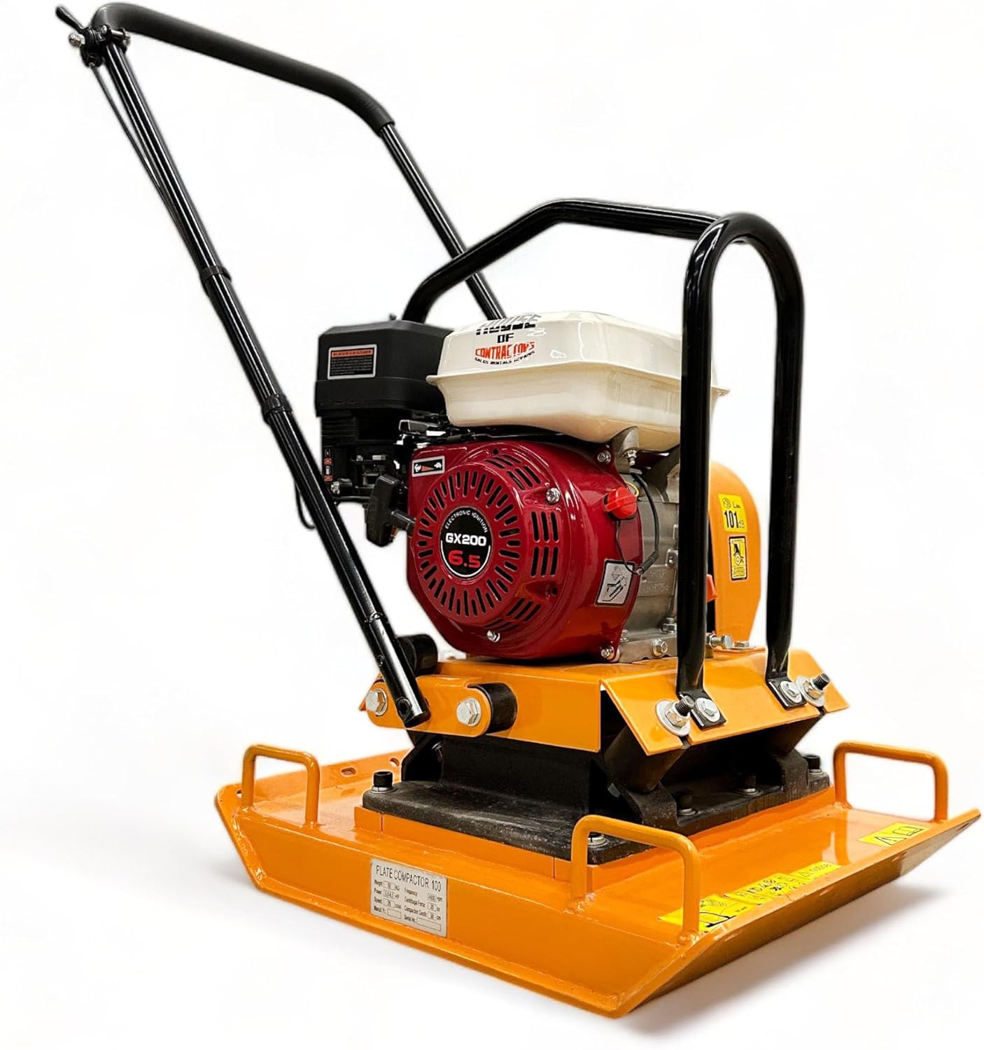 HOC C100 Commercial Plate Tamper Compactor 17.5 X 26.5 INCH Base Plate ...