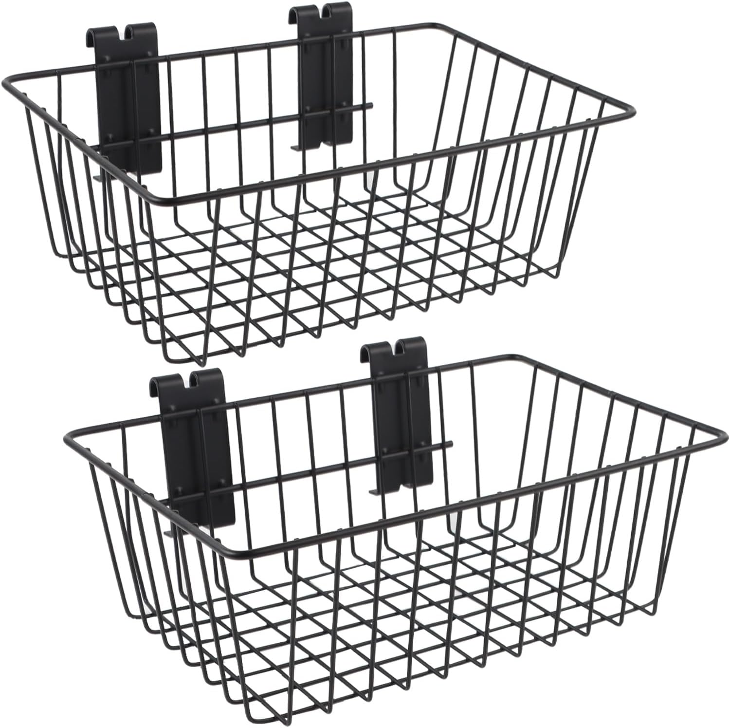 Amazon.com: Polmart Heavy Duty Slatwall Basket, 2-Pack : Industrial ...