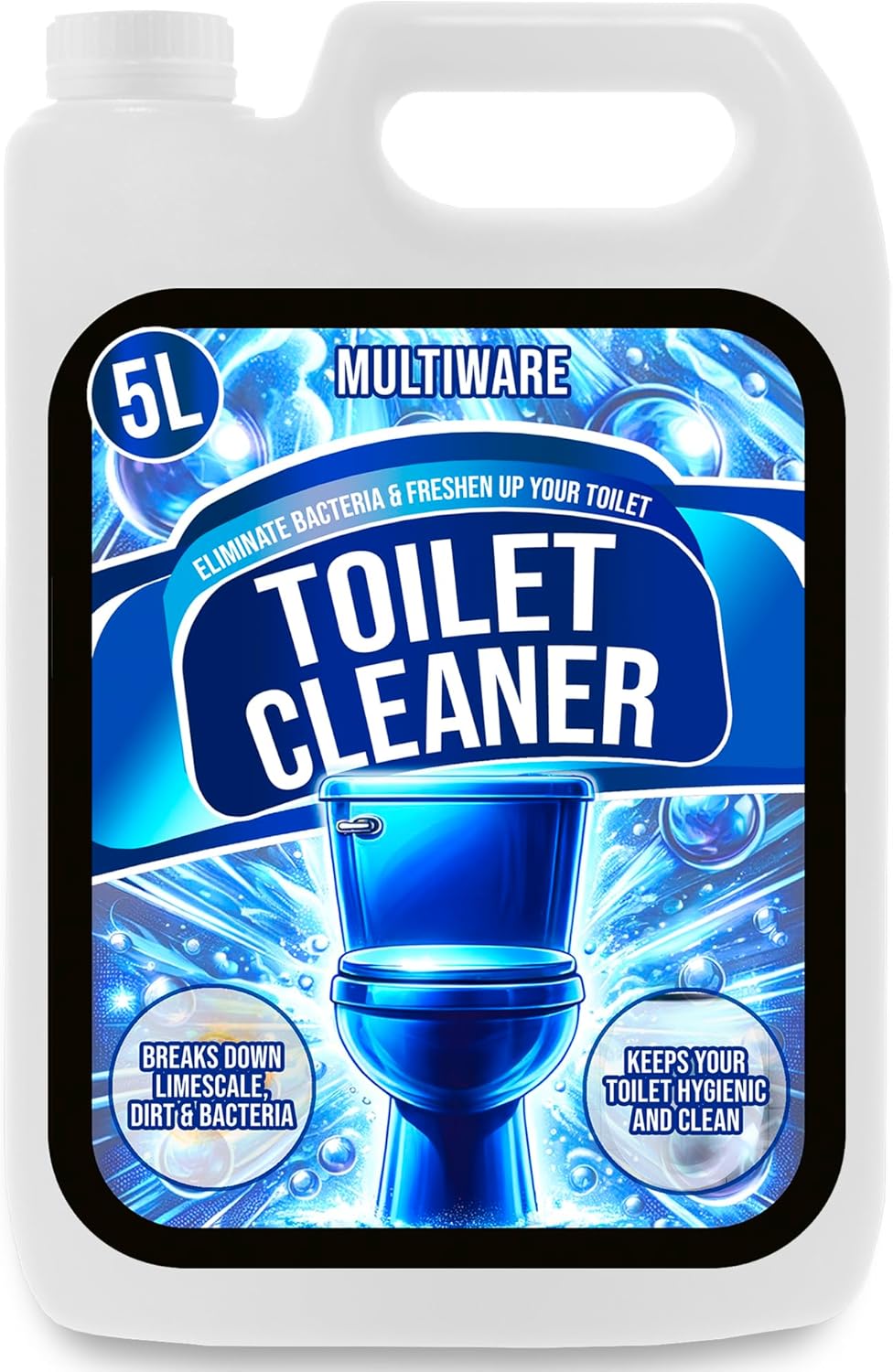 MultiWare Toilet Cleaner 5L | Caravan Toilet Chemicals | Toilet Fluid ...