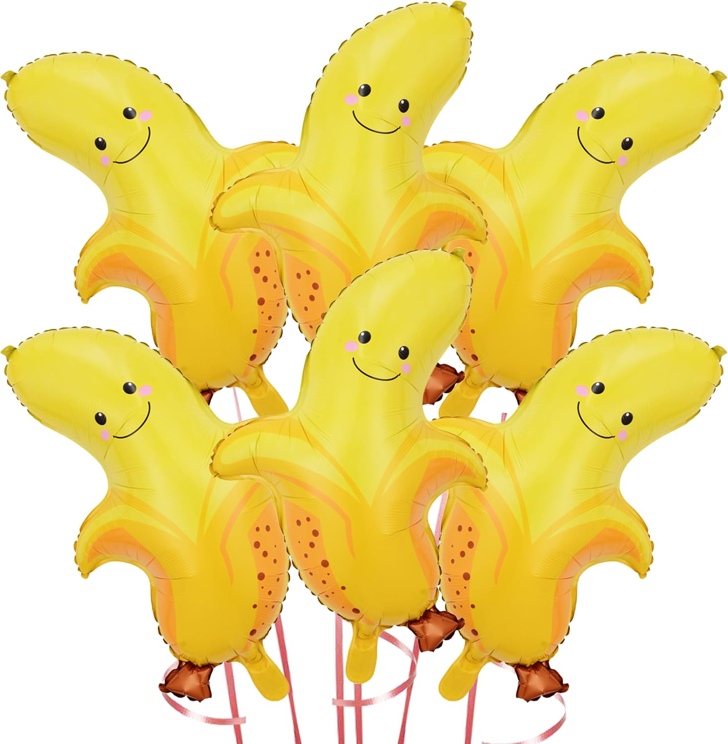Amazon.com: IN-JOOYAA Banana Balloons, 10 Pcs Fruit Aluminum Foil ...