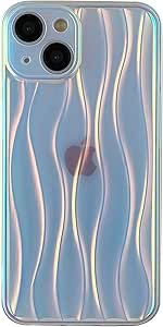 Amazon.com: Caseative for iPhone 12 Case,Water Ripple Pattern Wave Shape Compatible with iPhone ...