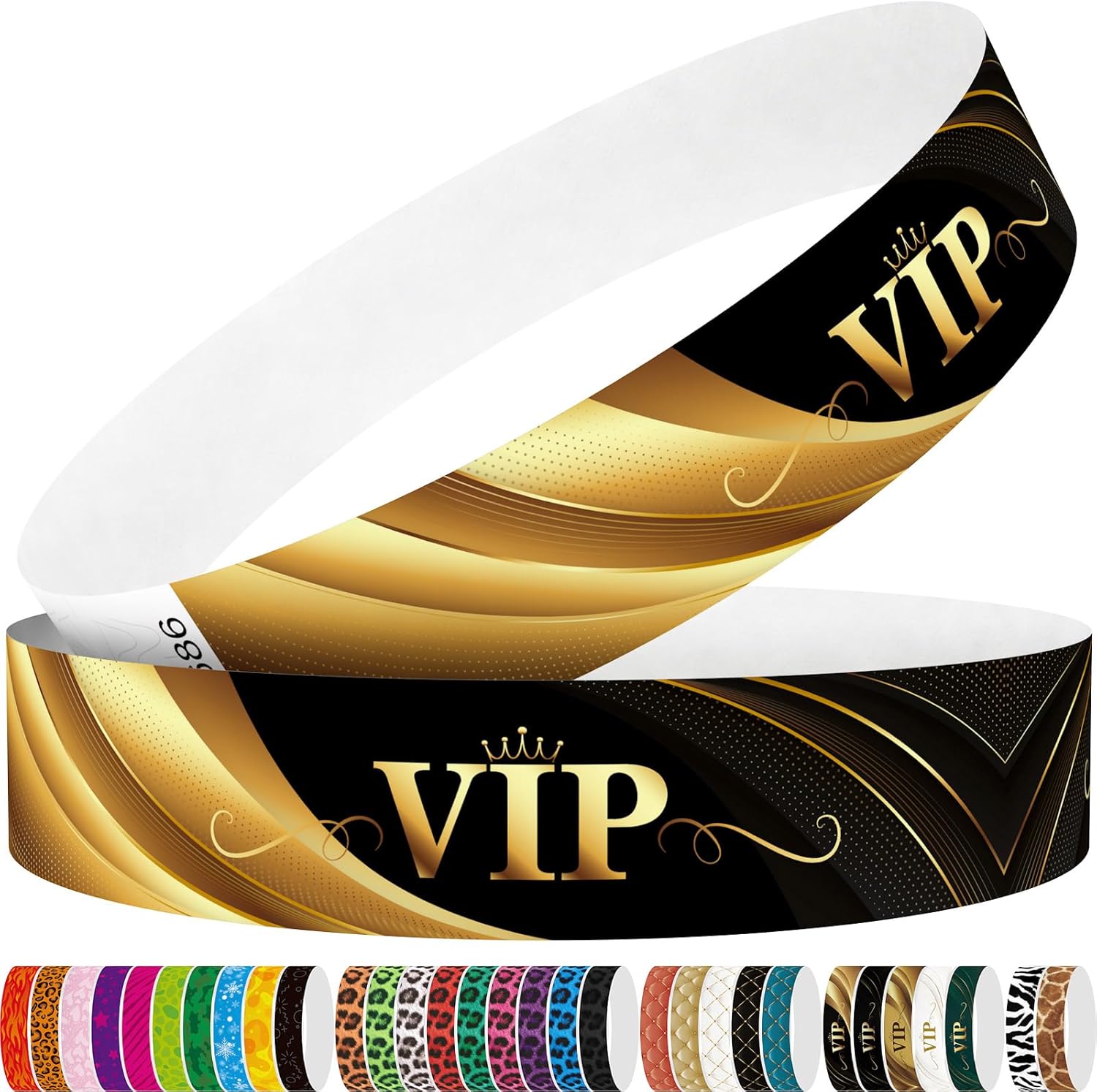 Amazon.com : WM infinite VIP Wristbands - Tyvek Wristbands for Events ...