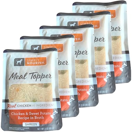 Amazon.com : Simply Nourish Meal Toppers for Dogs Chicken & Sweet ...