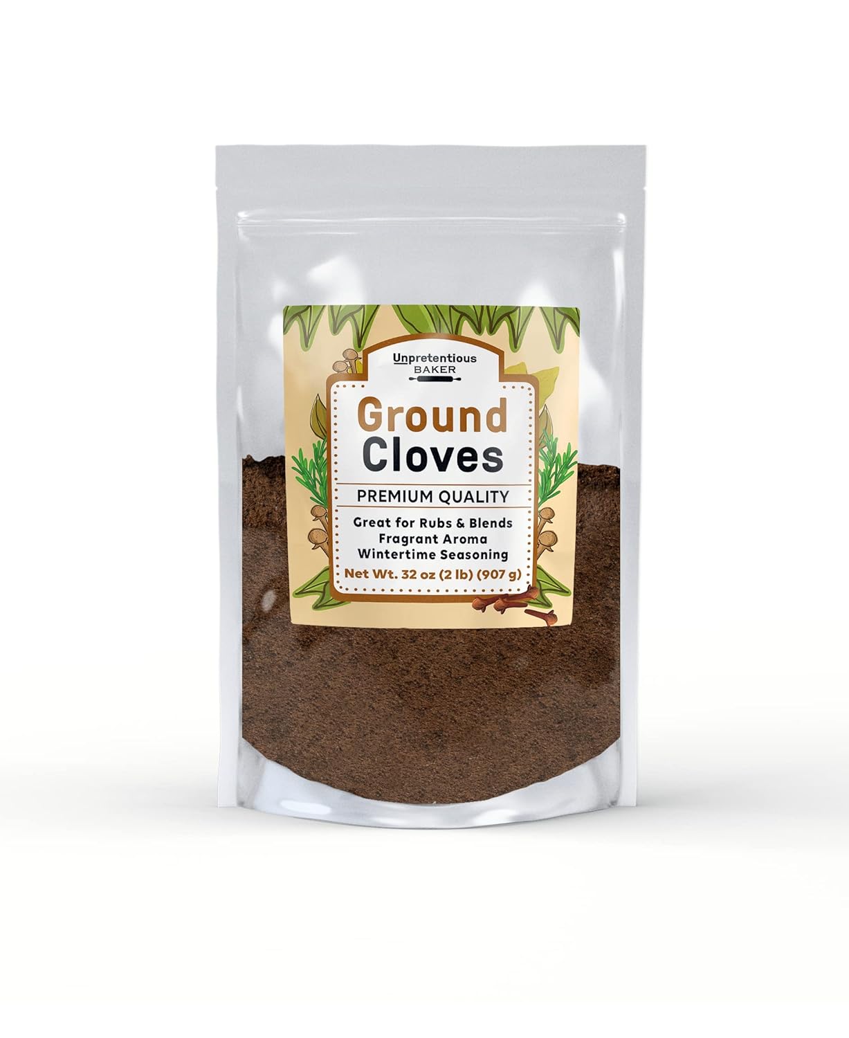 Amazon.com : Ground Cloves By Unpretentious Baker, 2 lb, Non-GMO ...