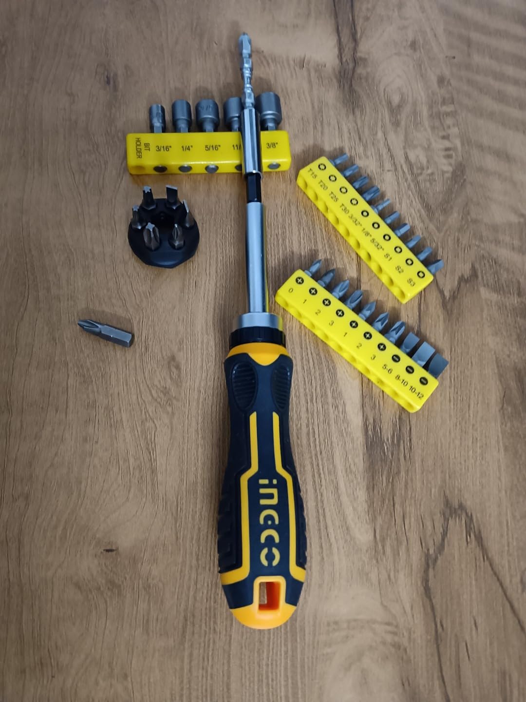 INGCO AKISD0808 8 Pcs ratchet screwdriver set AKISD0808 (1 Set ...