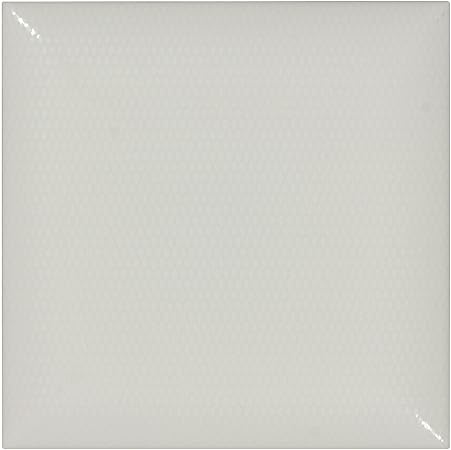 Classic 6X6 Pillowed White Glazed Ceramic Mosaic Tile Kitchen ...