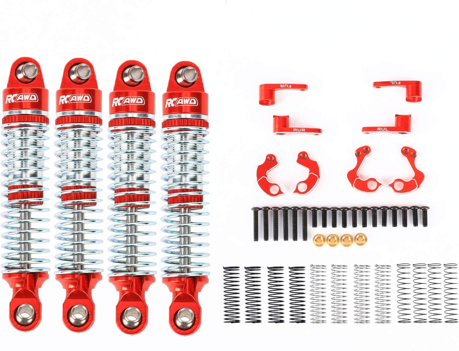 Amazon.com: RCAWD Second Version TRX4M Shock Flex Blades Holder ...