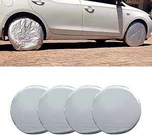 Amazon.com: Fogfar Pack-4 Car Tire Cover, Diameters 28.7" Oxford ...