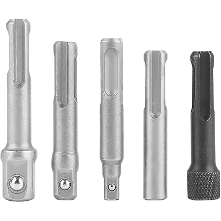 SDS Adapter, 5 Pcs SDS Socket Adaptor Set, SDS Plus to SDS Max Adapter ...