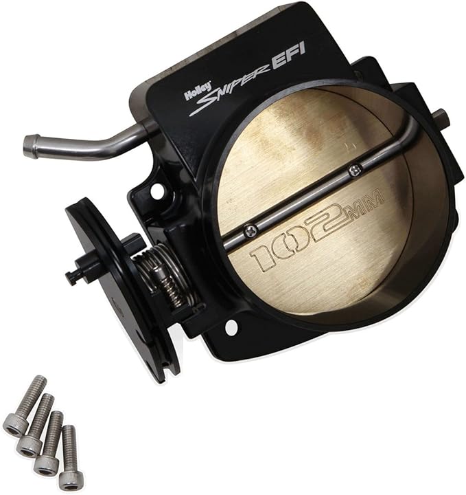Throttle Body w/Sniper EFI Logo Black Sniper EFI Throttle Body Holley ...