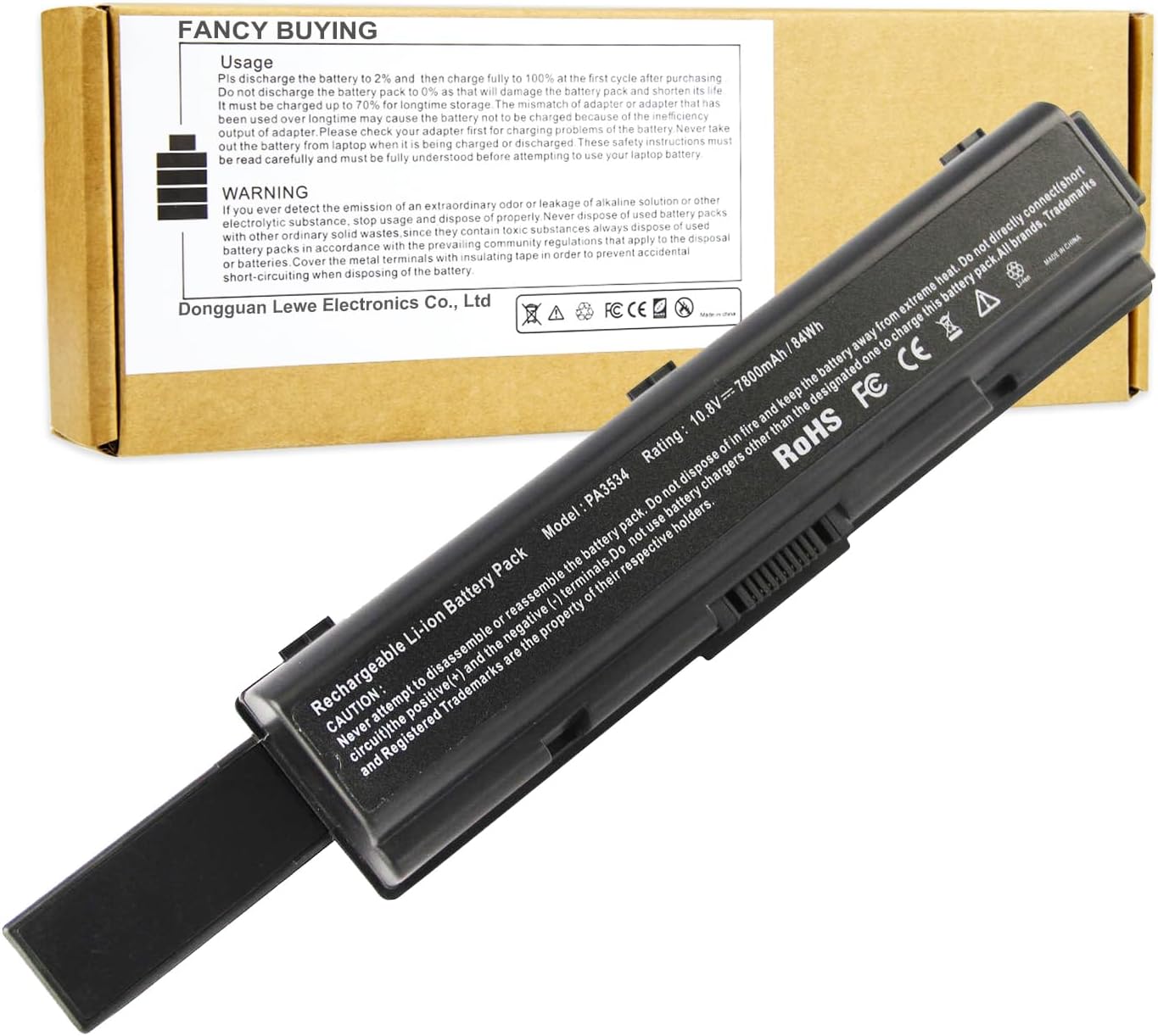 Amazon.com: 7800mAh PA3727U-1BRS PA3535U-1BRS PABAS098 PABAS099 ...