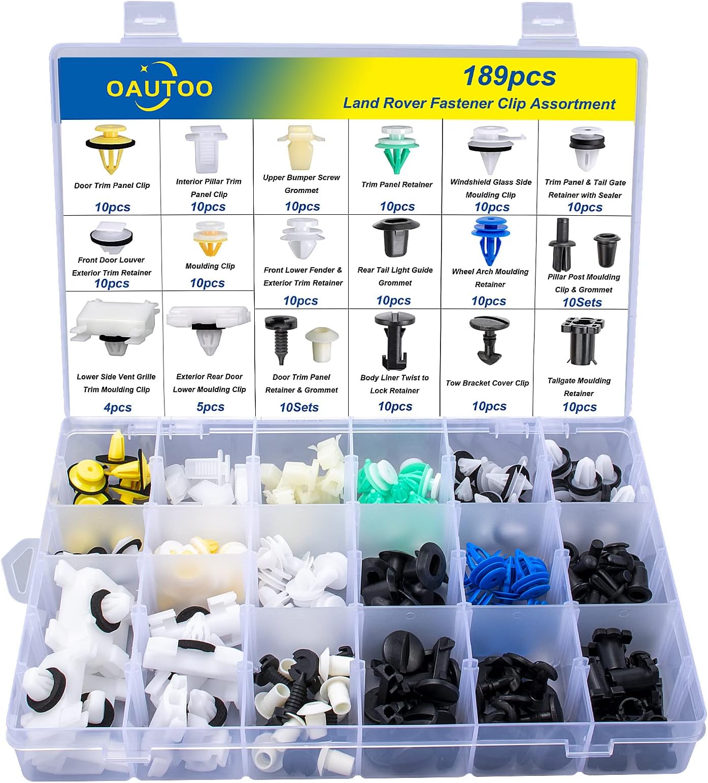 Amazon.com: Land Rover Genuine Clips A Pillar Fixing Clips LR3 Set of ...