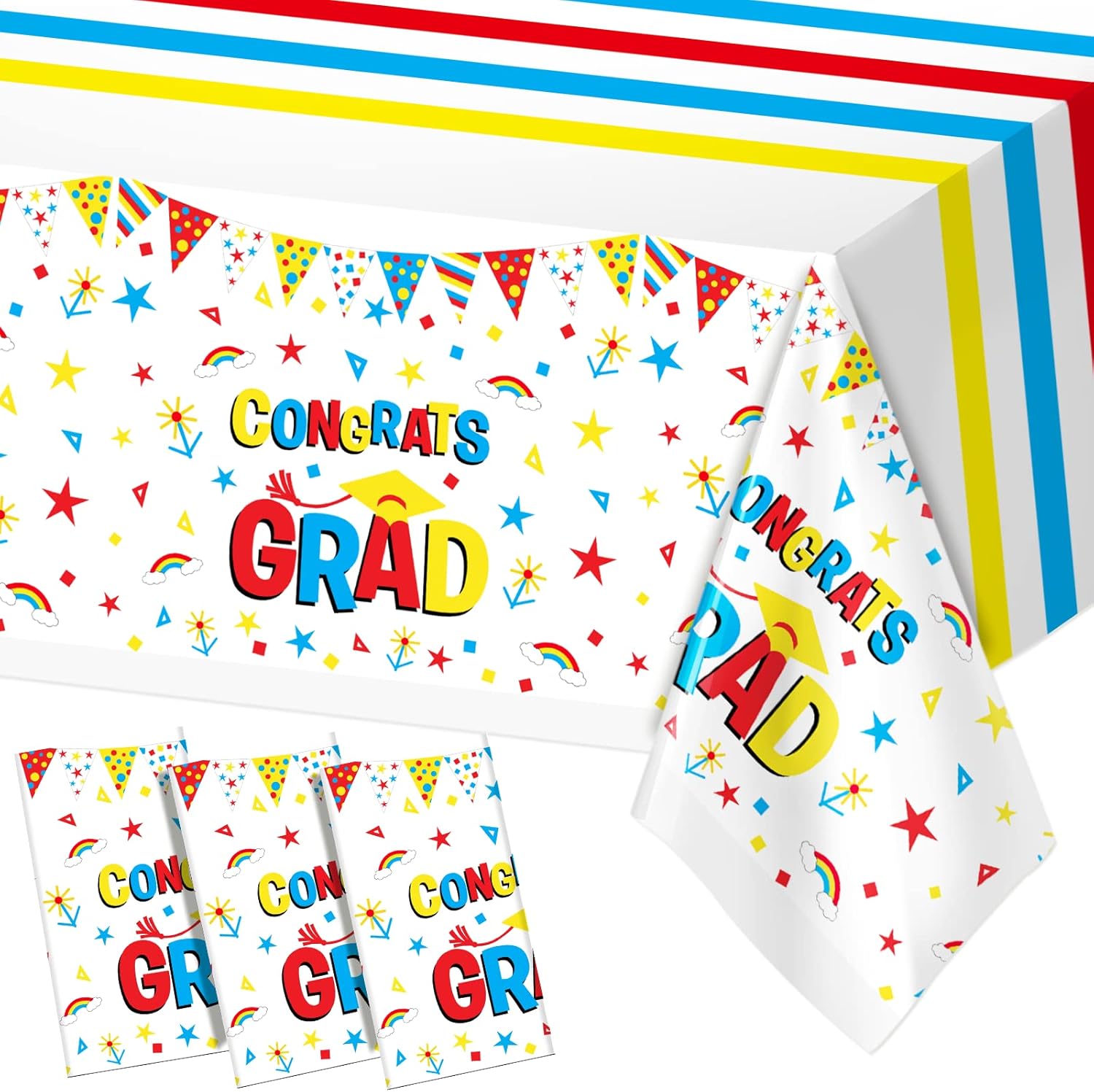 Amazon.com: 3Pcs Kindergarten Graduation Table Cloth Kindergarten ...