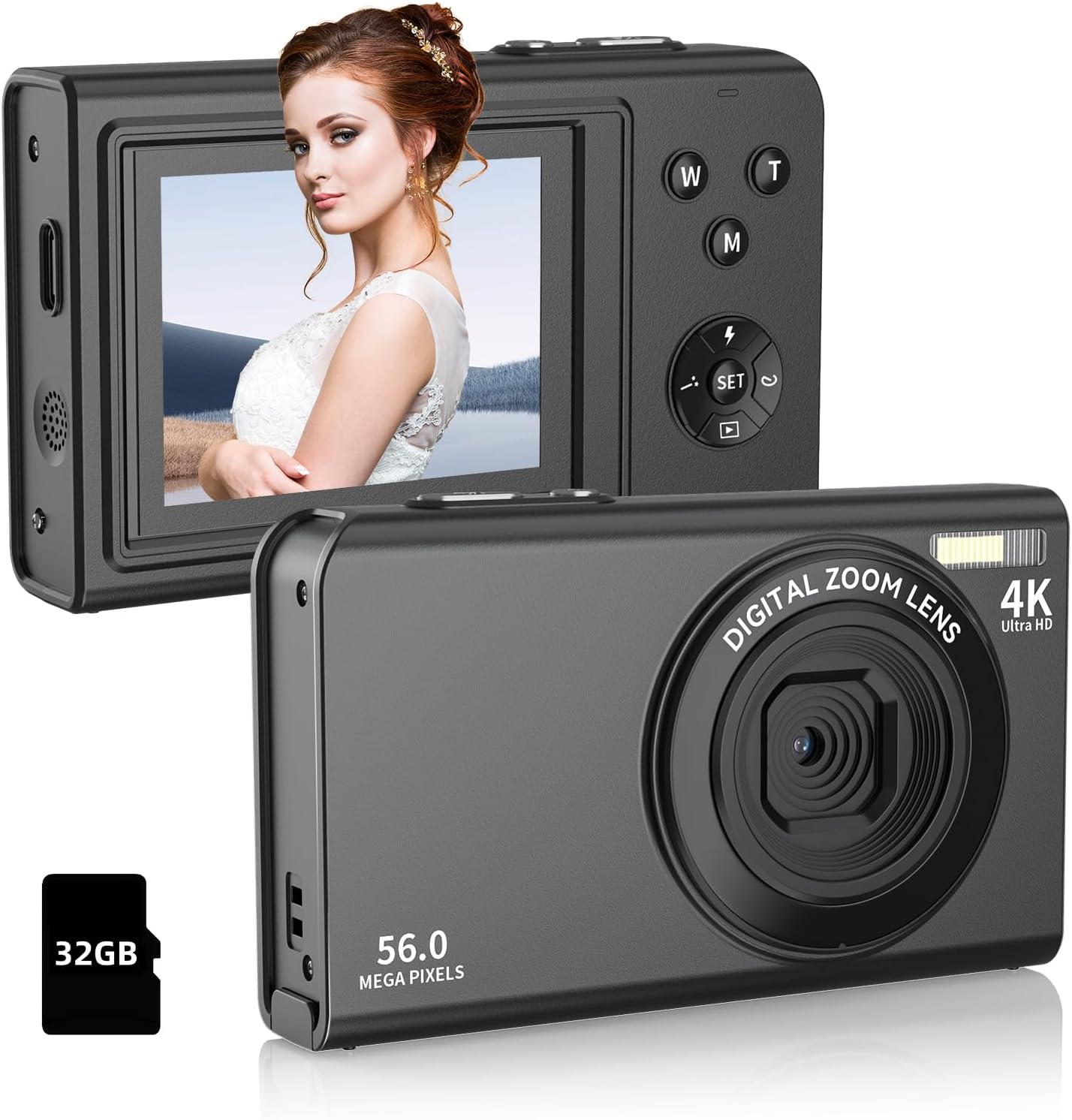 Amazon.com : Digital Camera, Upgraded FHD 1080P Digital Camera with ...