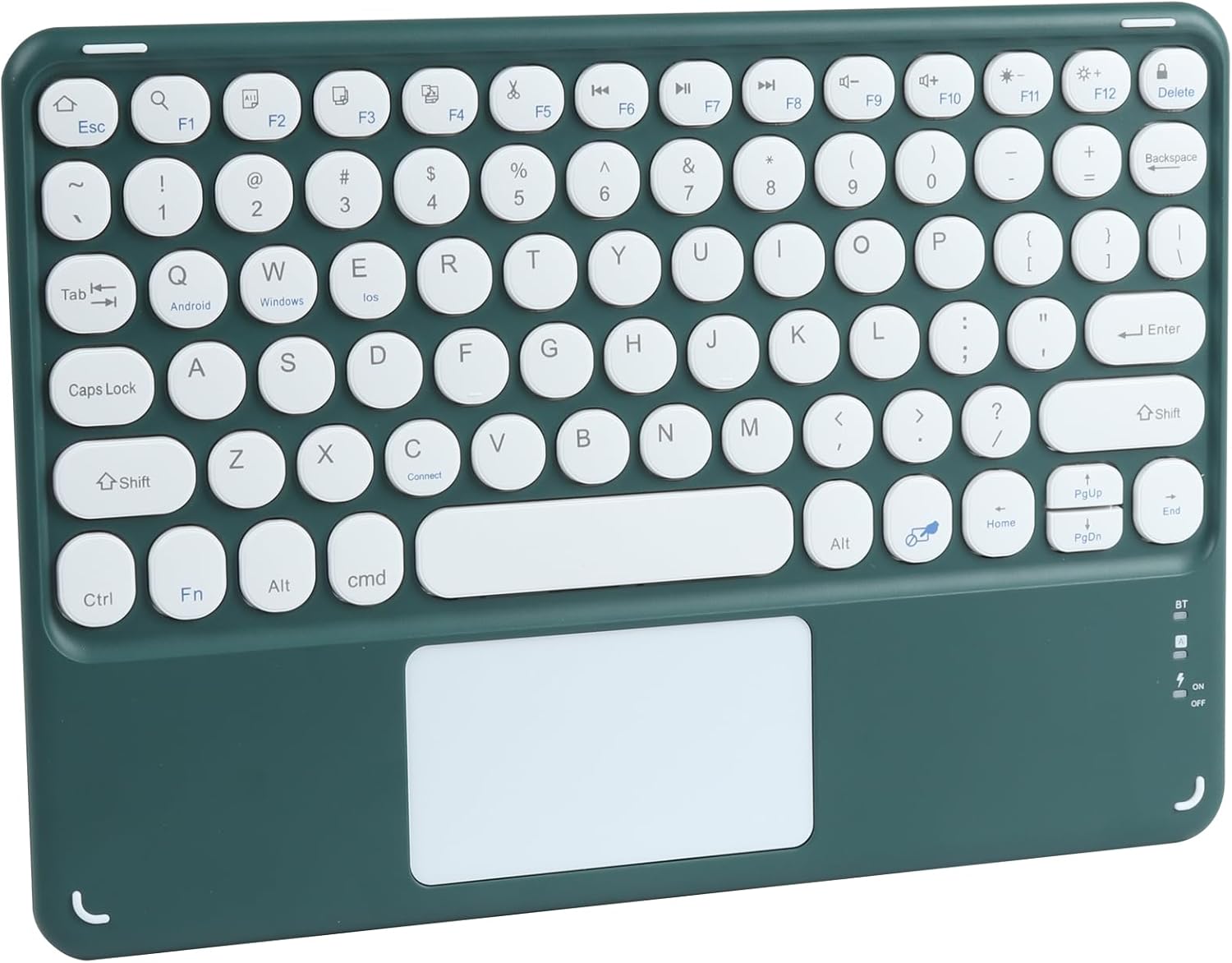 Amazon.com: KUYHRF Wireless Keyboard with Touchpad, Ultra-Thin ...