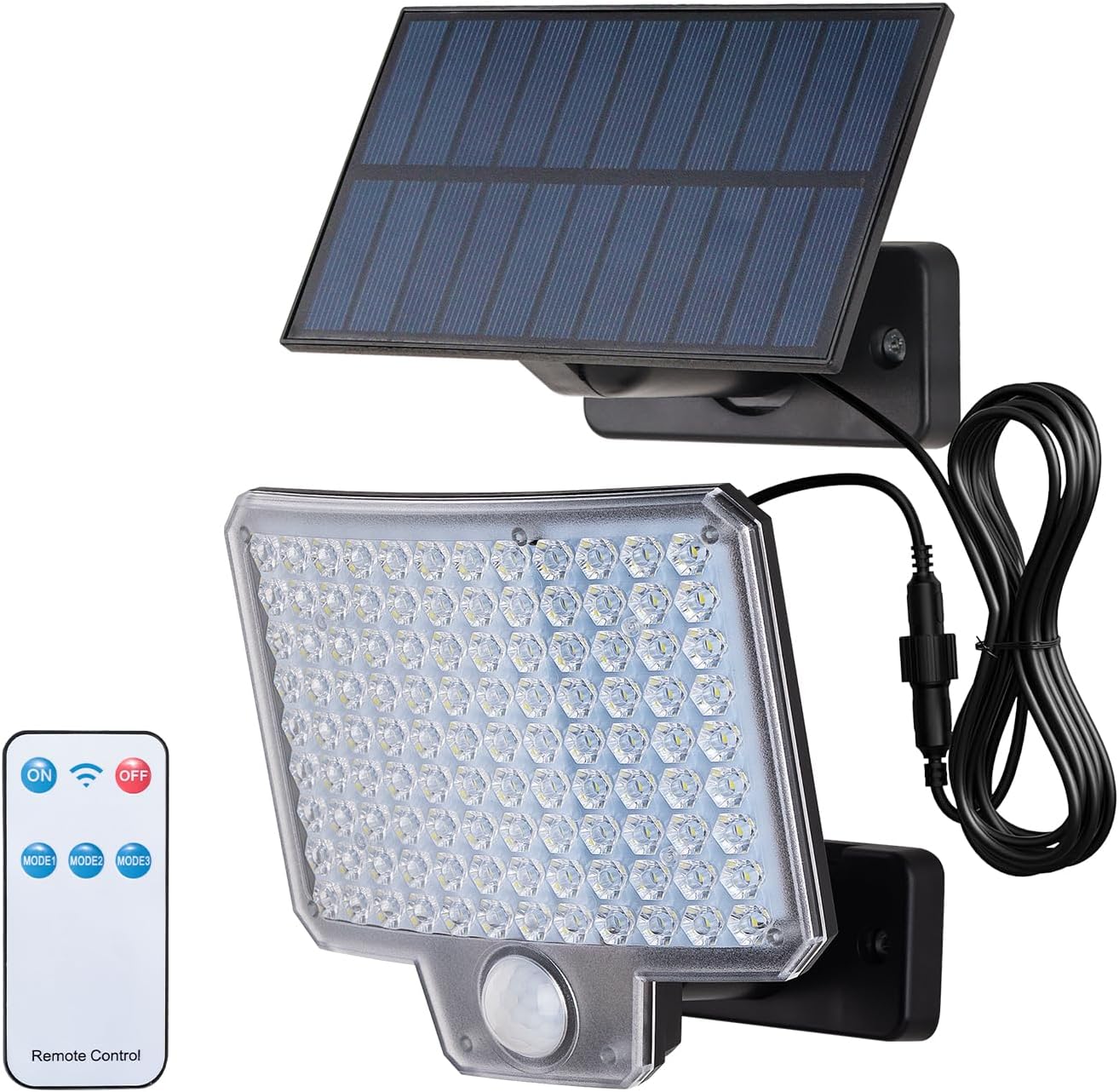 GRIFEMA GD201 Solar Lights Outdoor Garden, Split Solar Security Lights ...