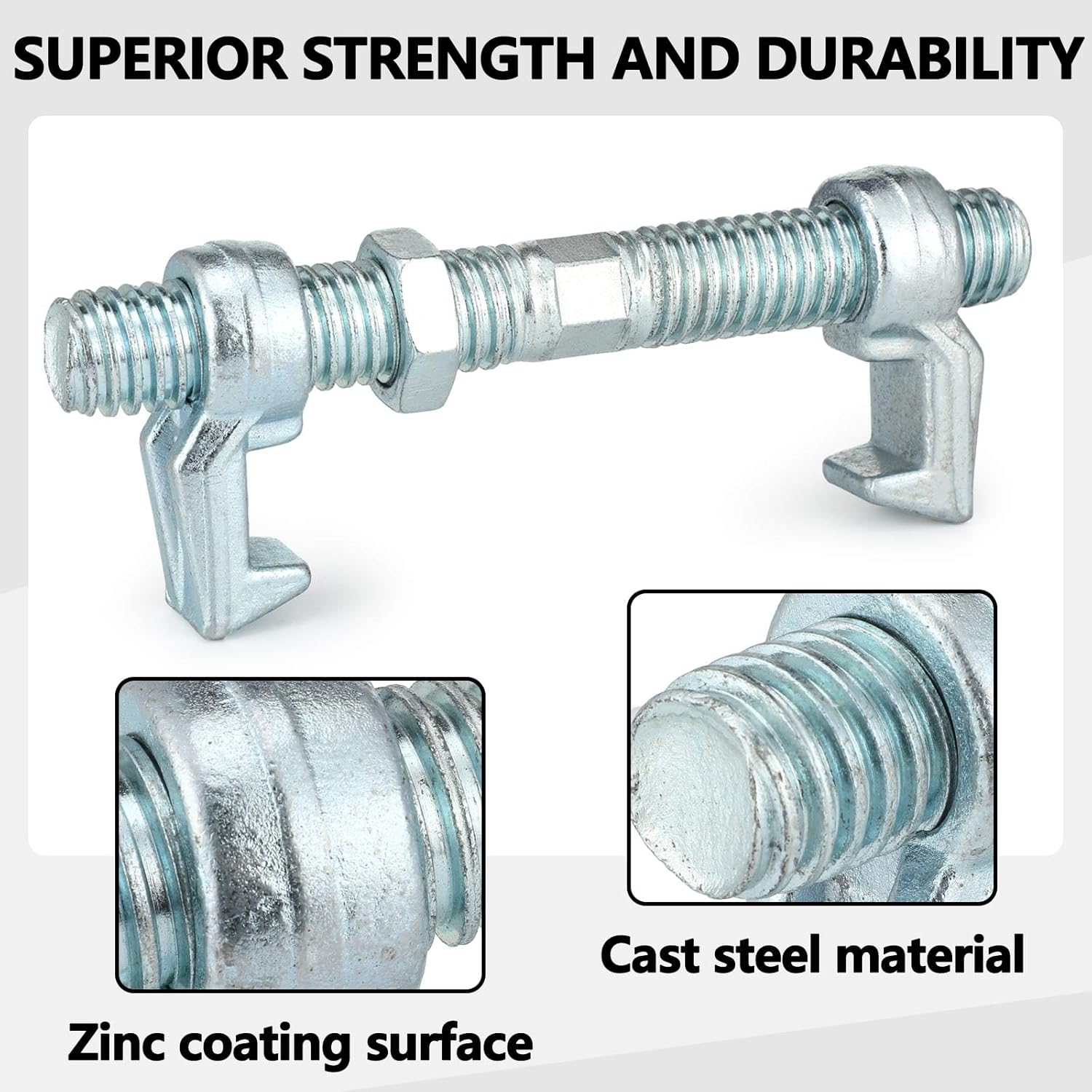 Gisafai 4 Pack Galvanized Screw Clamp for Shipping Containers, 260mm ...