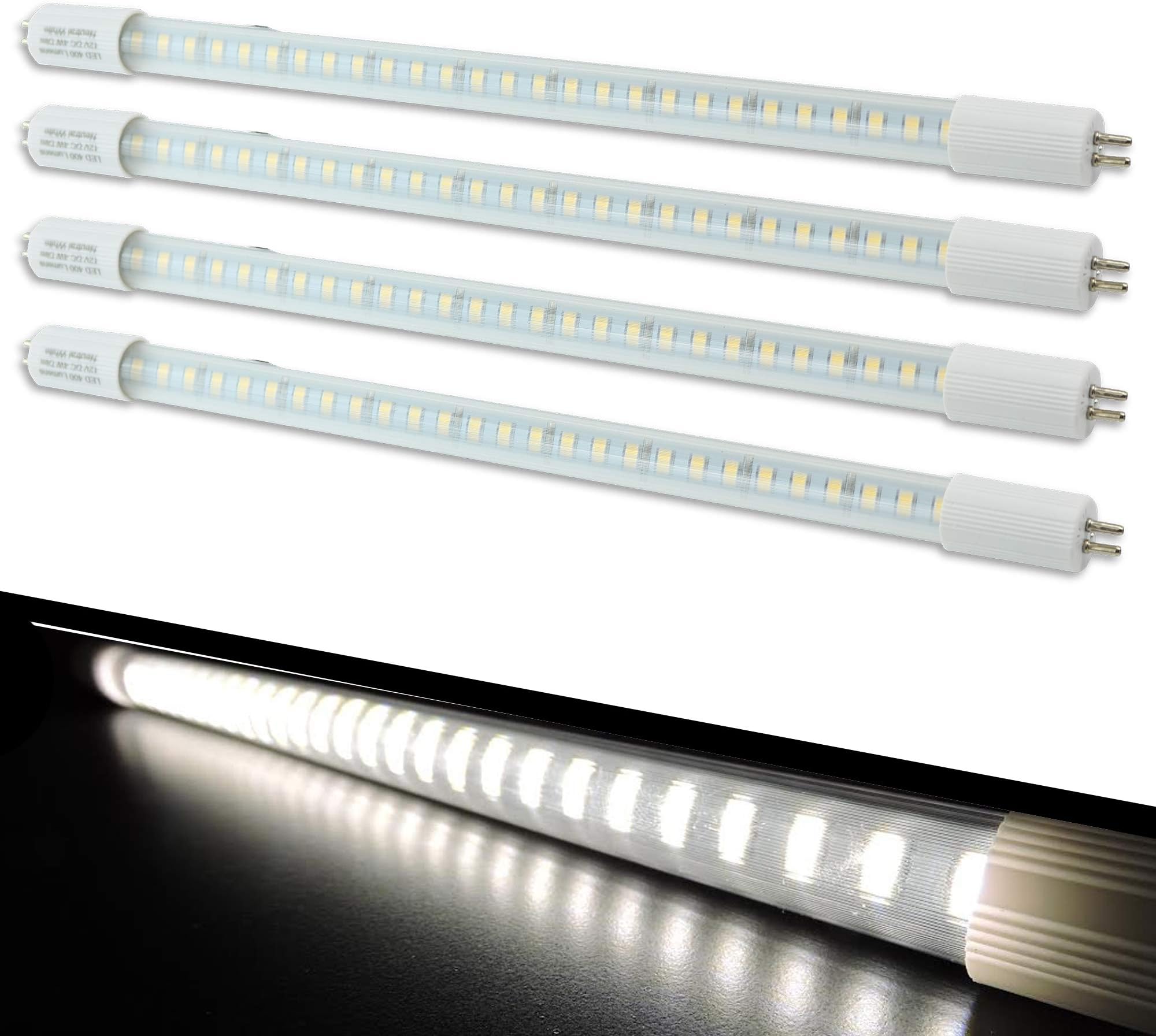 Amazon.com: Leisure LED 4-Pack RV Light Bulb LED T5, 12" Florescent ...