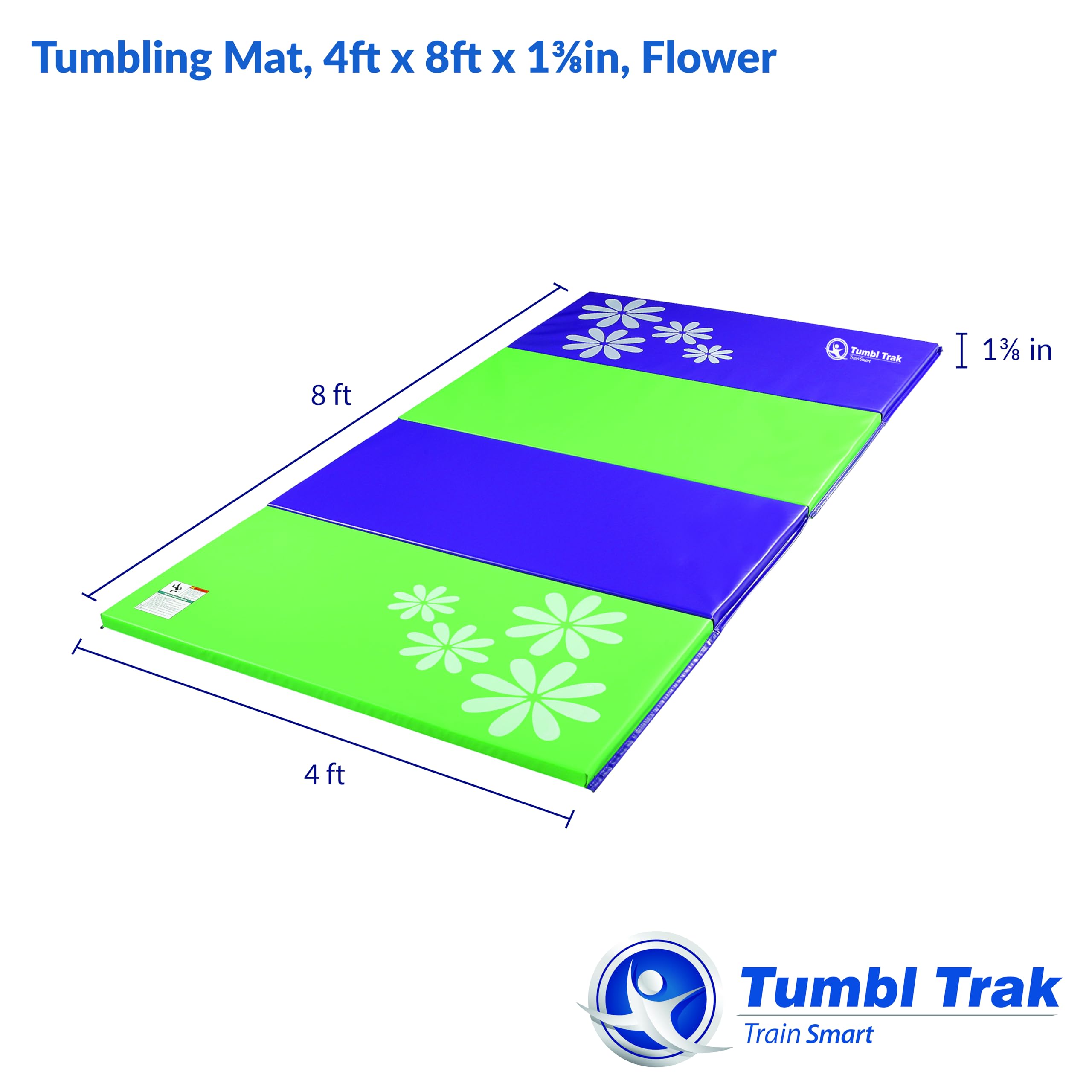 Snapklik.com : Tumbl Trak Gymnastics Folding Tumbling Panel Mat