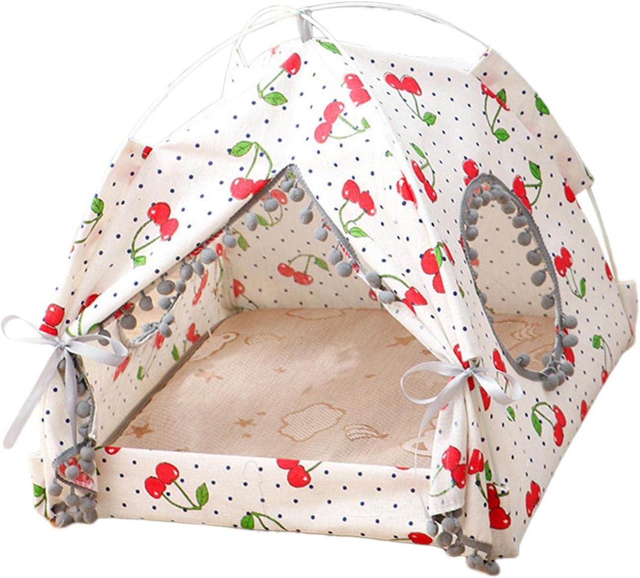 Amazon.com : Cat House Nest Hideout Breathable Pet Bed Cabin Small Dog ...