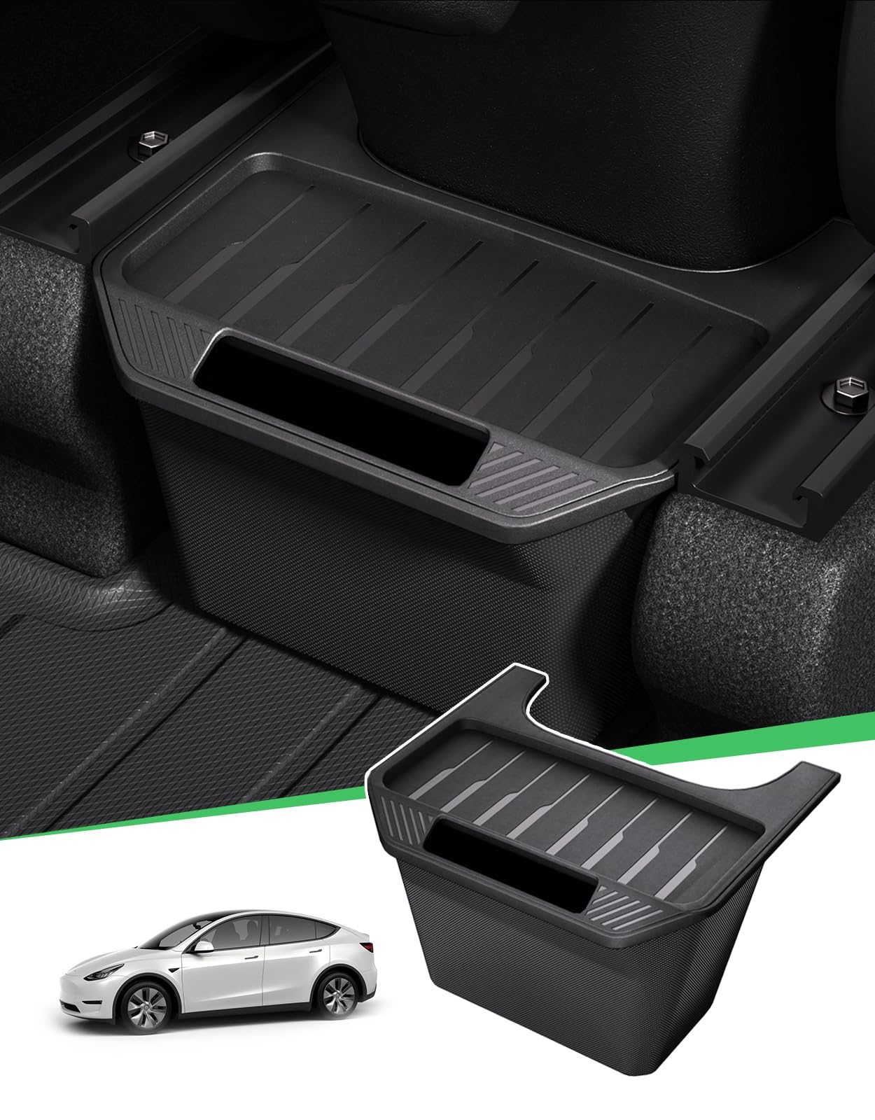 Snapklik.com : Zanch Tesla Trash Can, Multi-Use & Easy To Clean, Rear ...