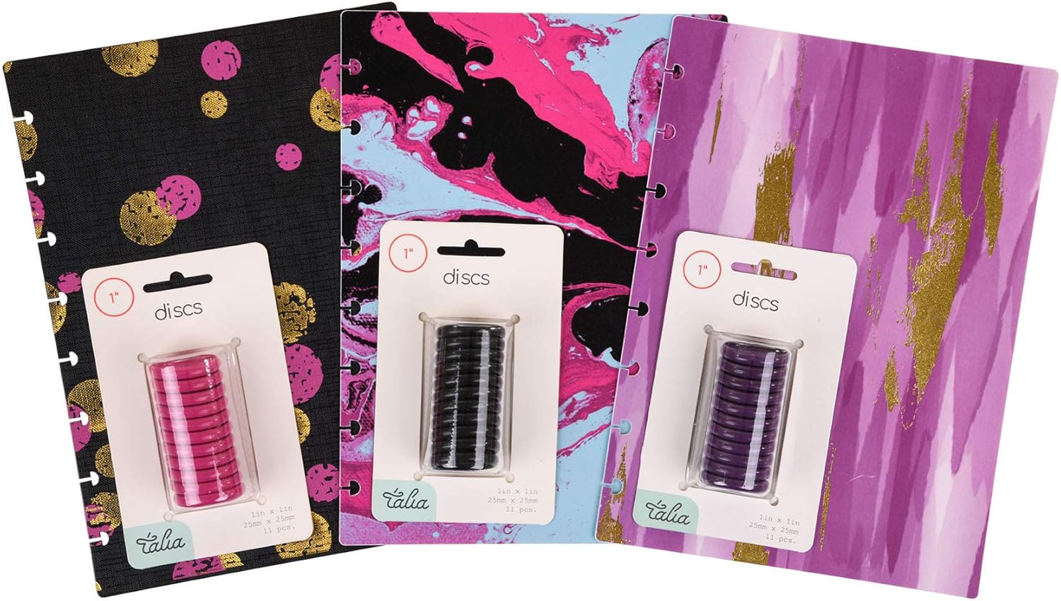 Amazon.com : Talia Discbound Notbook - Cover and Disc Set (Set 8 (3pk ...