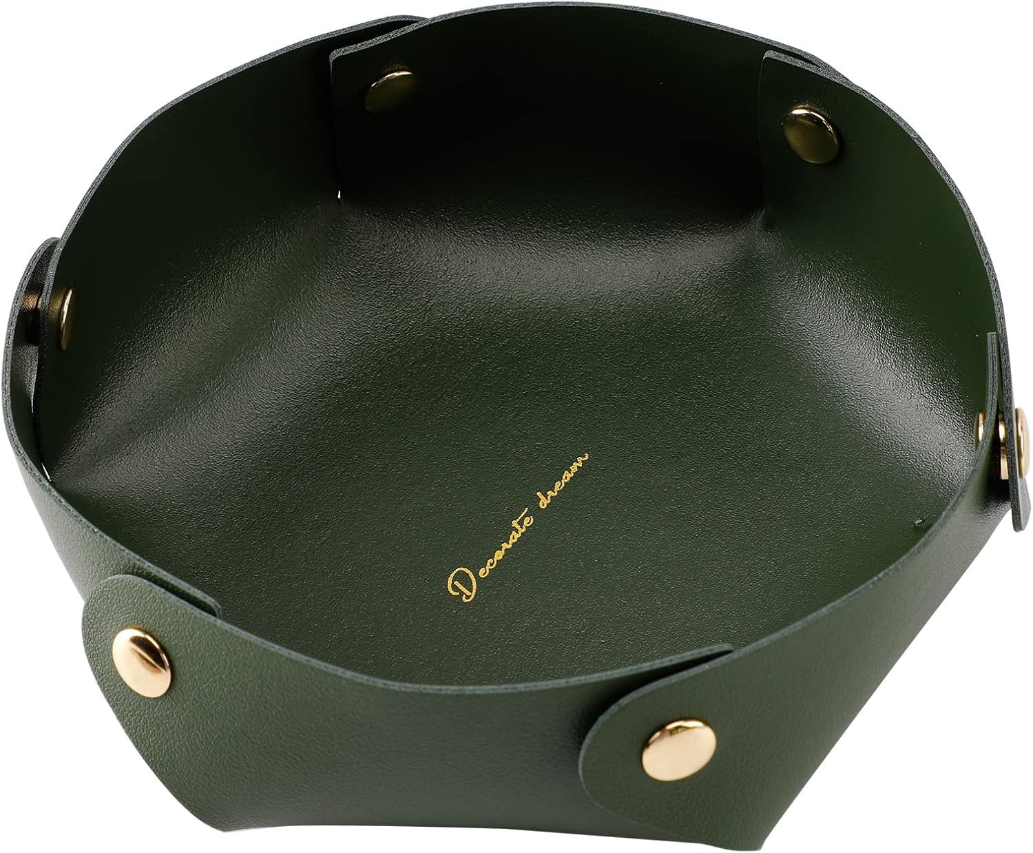 Amazon.com: Leather Valet Tray for Man Women Jewelry Portable Folding ...