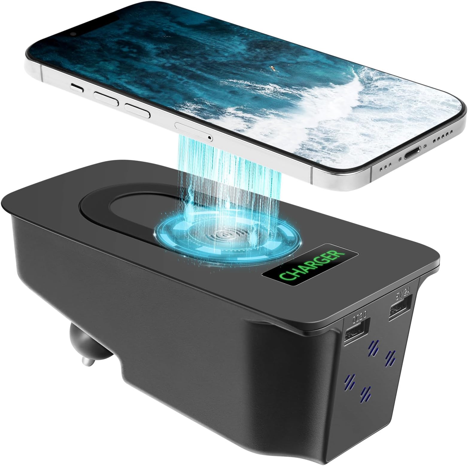 Amazon.com: Nillkin Qi Receiver USB C, Thin Wireless Charging Receiver ...