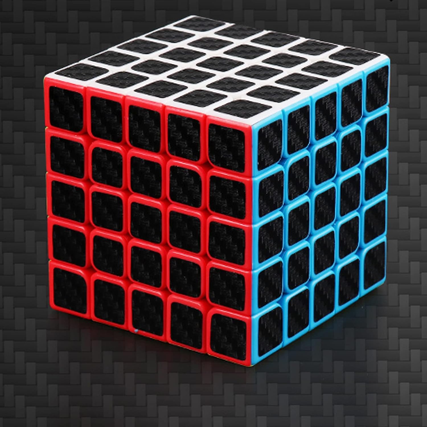 Amazon.com: Carbon Fiber 5x5x5 Speed Cube,Smooth Carbon Fiber Magic ...