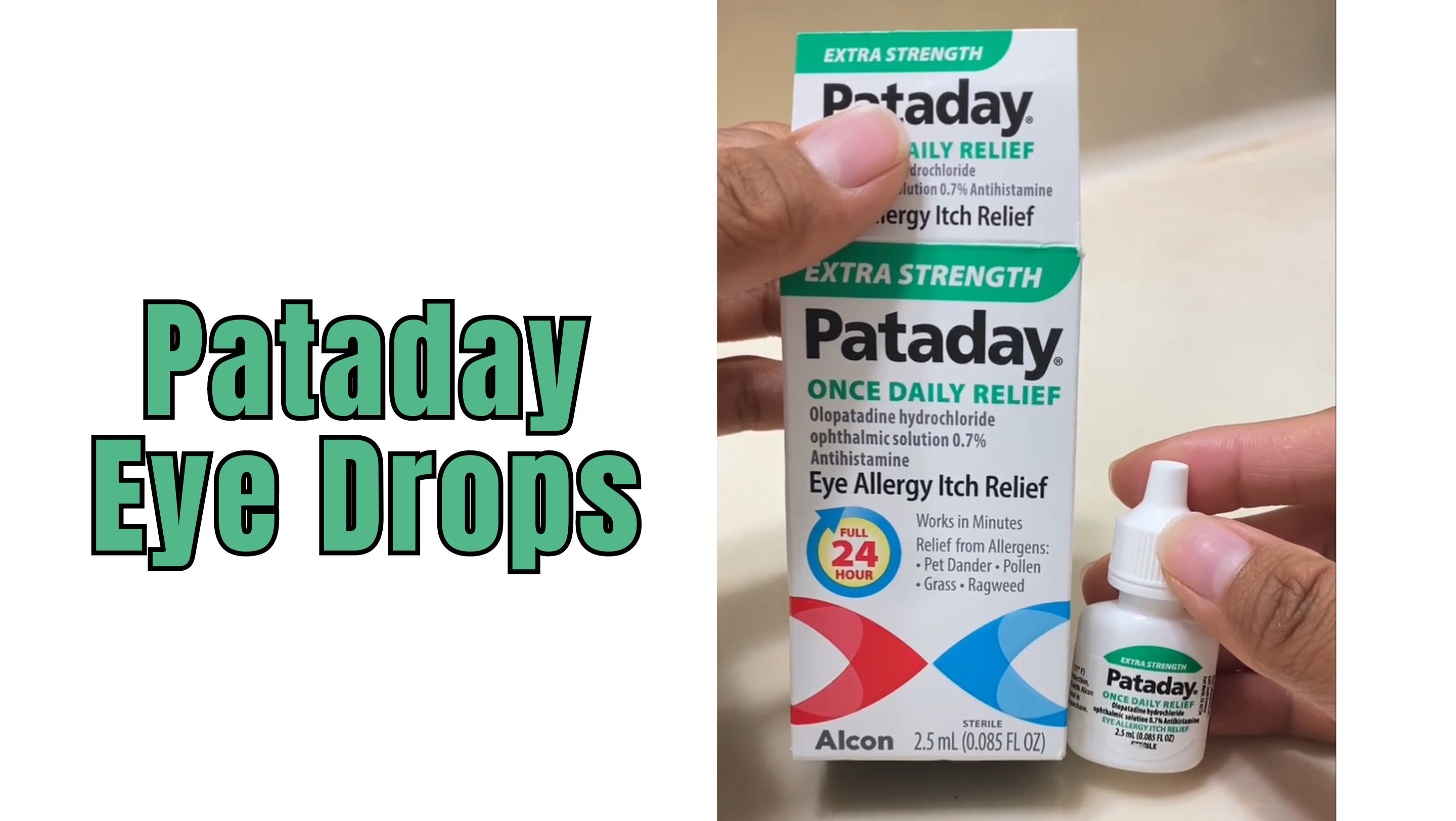 Watch Honest Review Of This Pataday Eye Drops! on Amazon Live
