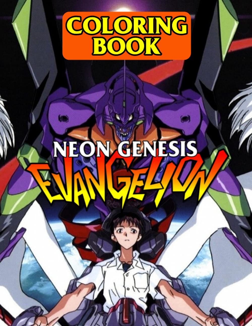 Buy Neon Genesis Evangelion Coloring Book: Neon Genesis Evangelion ...