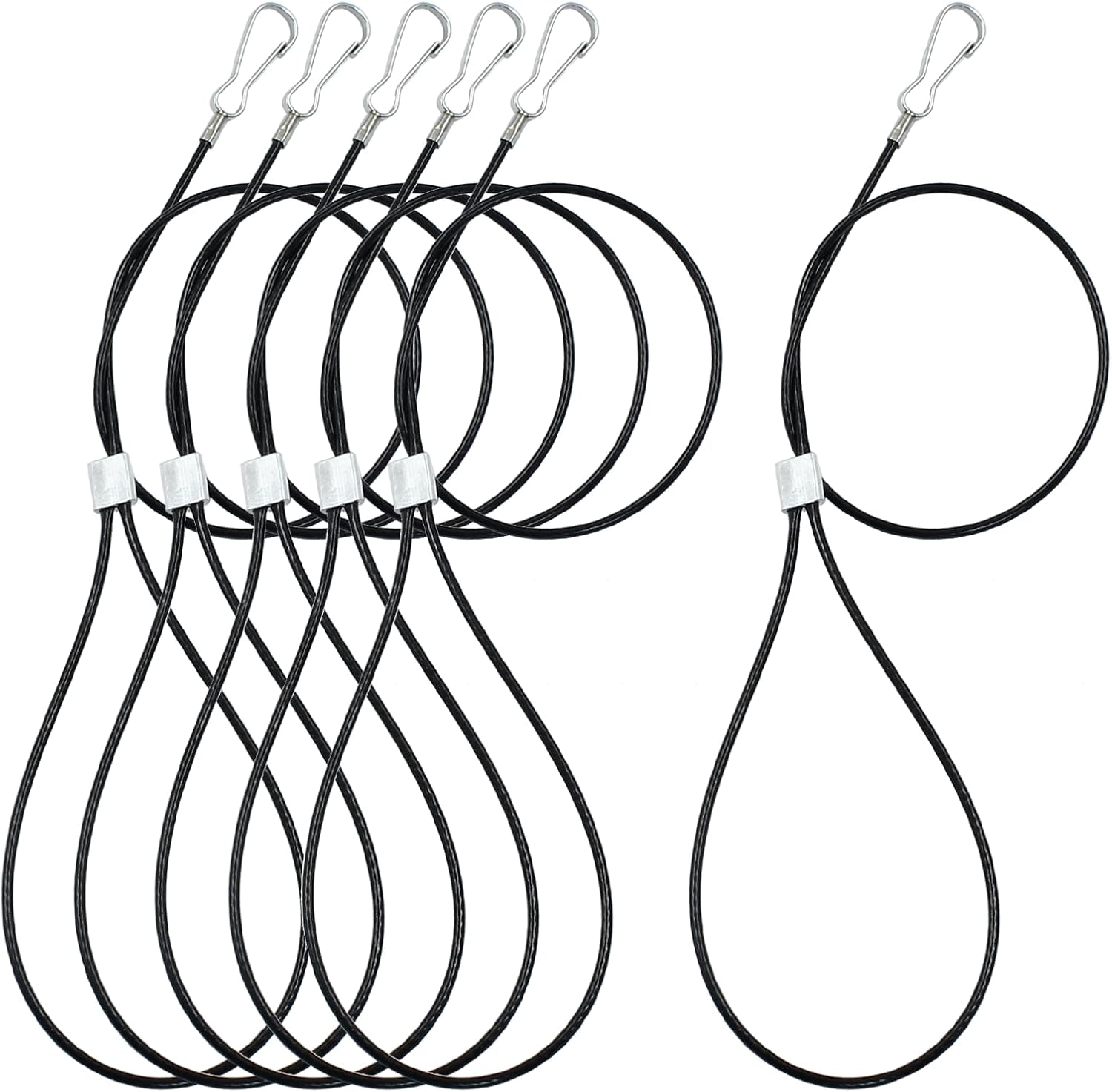 Amazon.com: Bonsicoky 6 Pcs 12" Gate Latch Cable Pull, Stainless Steel ...