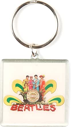 Amazon.com: Beatles Metal Key Chain Silver : Clothing, Shoes & Jewelry