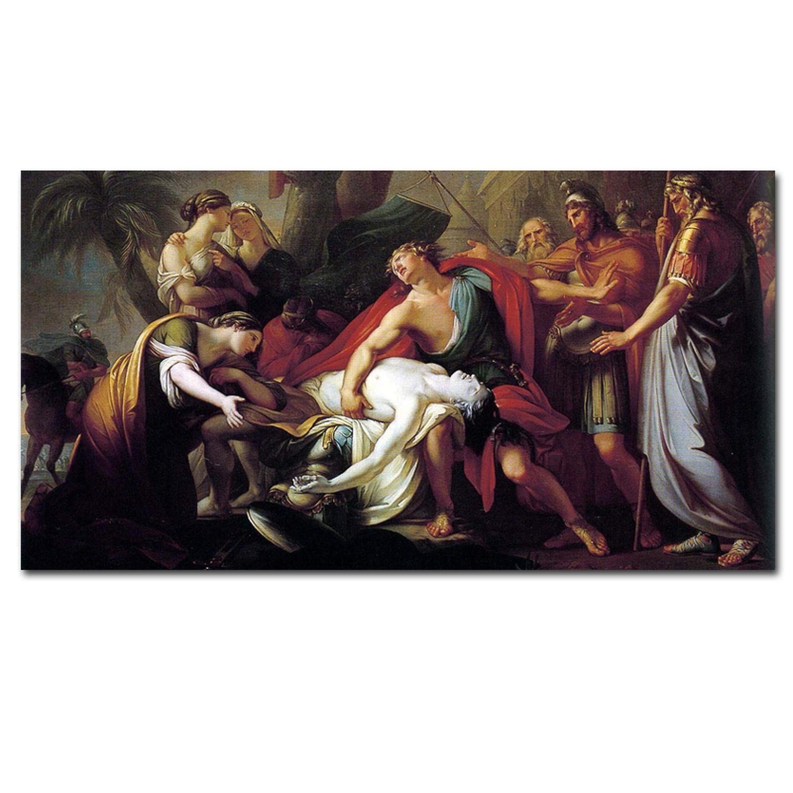 Pintura De Aquiles E Patroclo