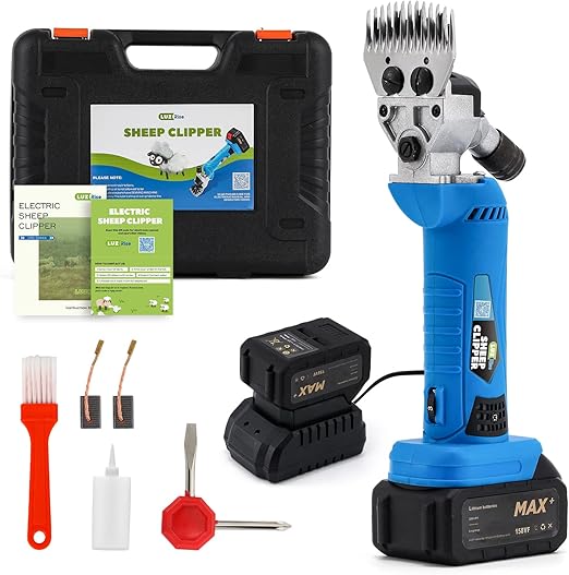 Amazon.com: LuzRise Sheep Shears Cordless 550W 2400RPM Professional ...