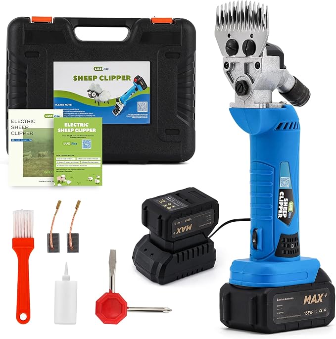 Amazon.com: LuzRise Sheep Shears Cordless 550W 2400RPM Professional ...