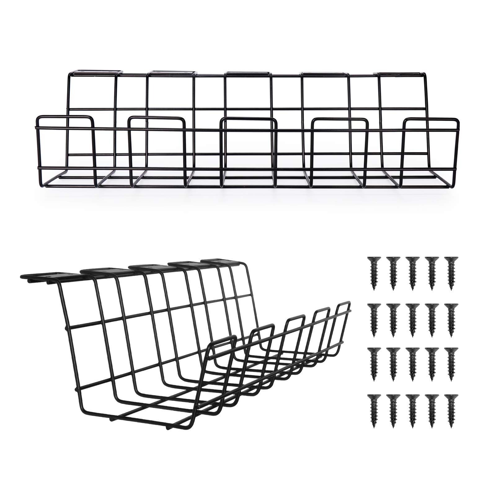 Buy Comix Under Desk Cable Management Tray 2 Pack Ultra Sturdy Under Buy Comix Under Desk Cable Management Tray 2 Pack Ultra Sturdy Under