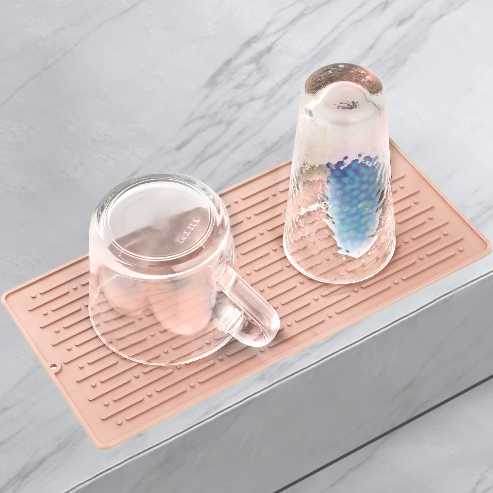Amazon.com: GeeRic Dish Drying Mats, Heat-resistant Silicone Mat for ...