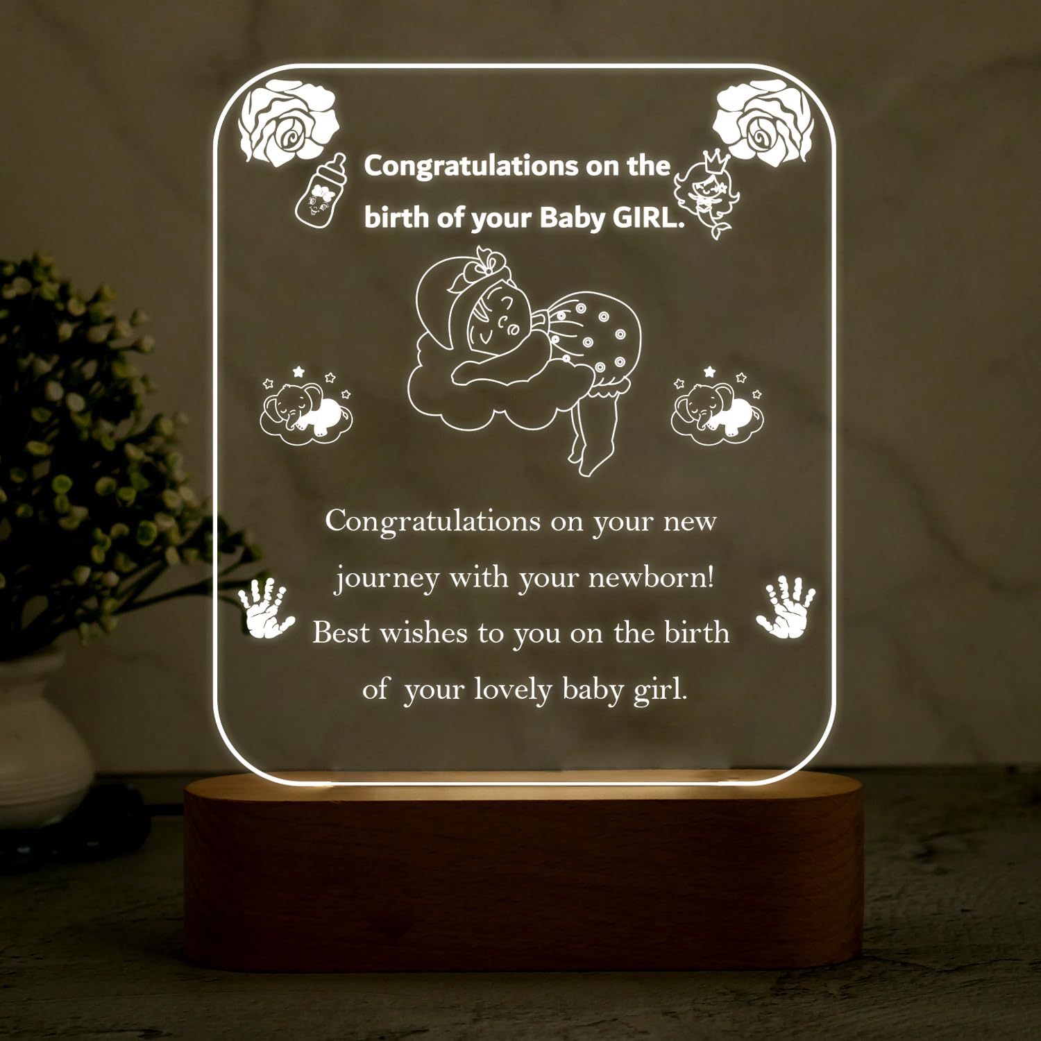 Pregnancy Glow Quotes Baby Girl To Love New Baby Card — Framer's
