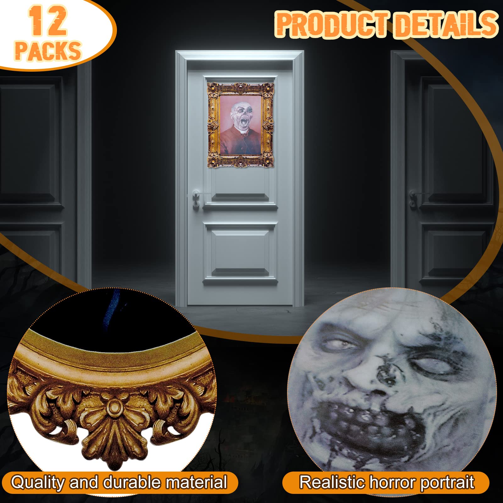 Snapklik.com : Cindeer Halloween 3D Changing Face Moving Picture Frame ...