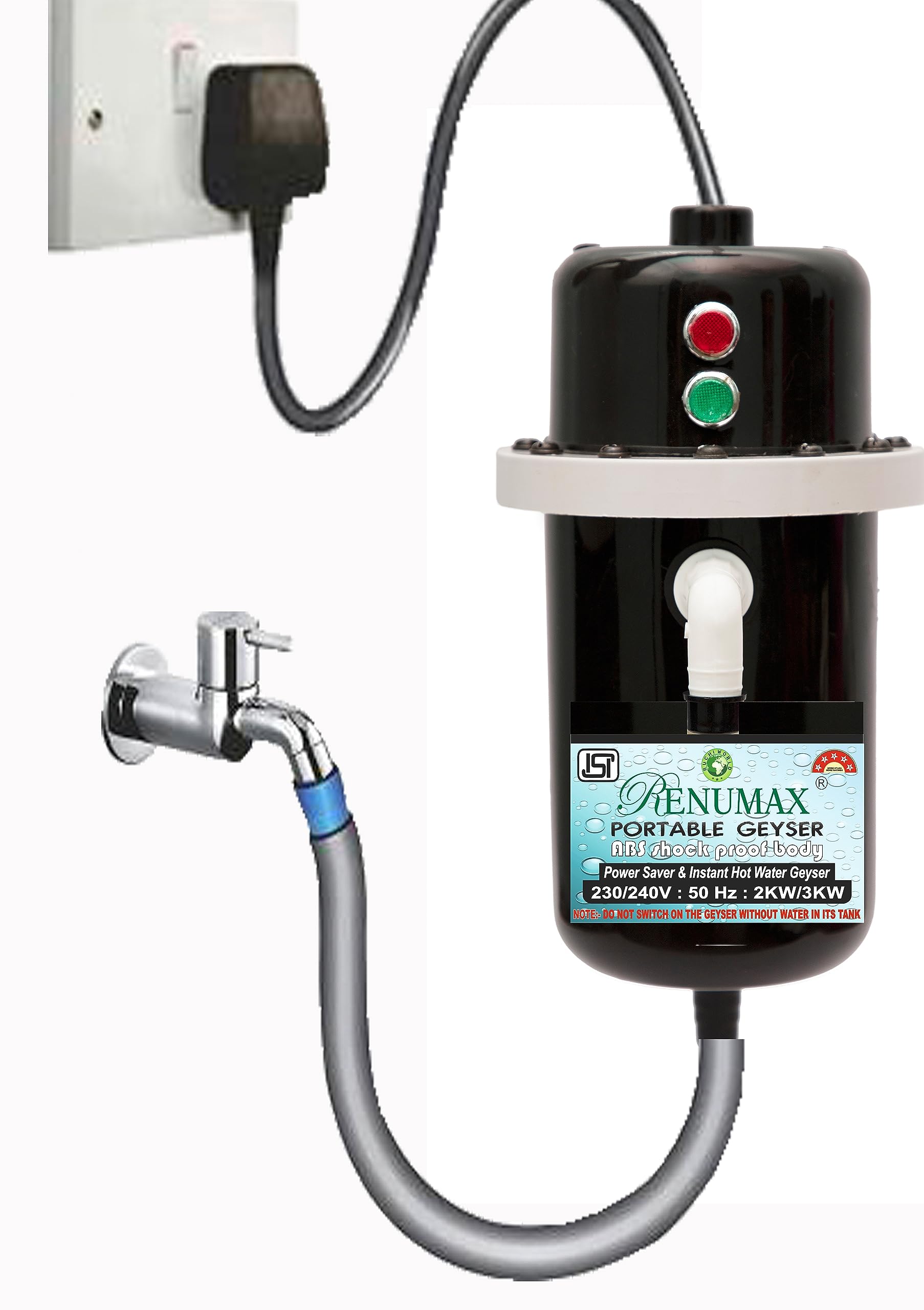 Buy RENUMAX 1L Instant Portable Water Heater|Instant Hot Water Portable ...